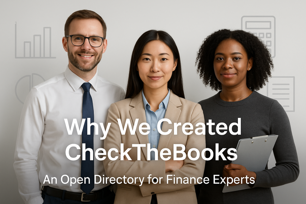 Join our Experts - CheckTheBooks